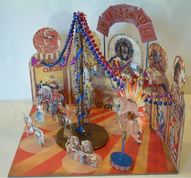 Artfully Musing: Big Top Circus Tent - Diorama